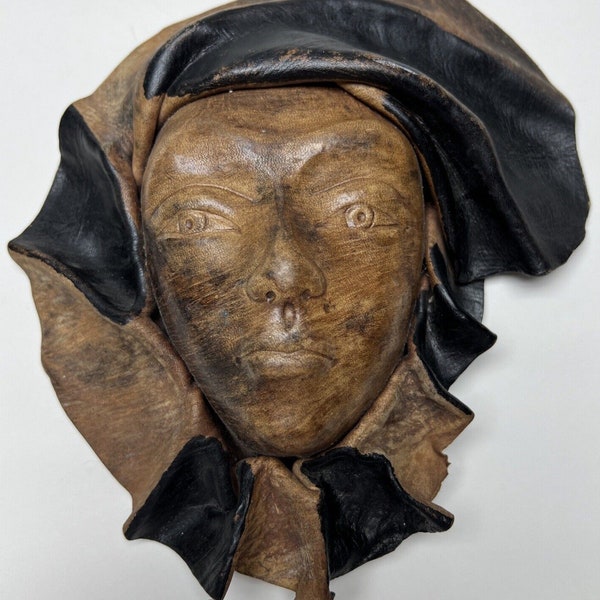 Molded Leather Mask - Etsy