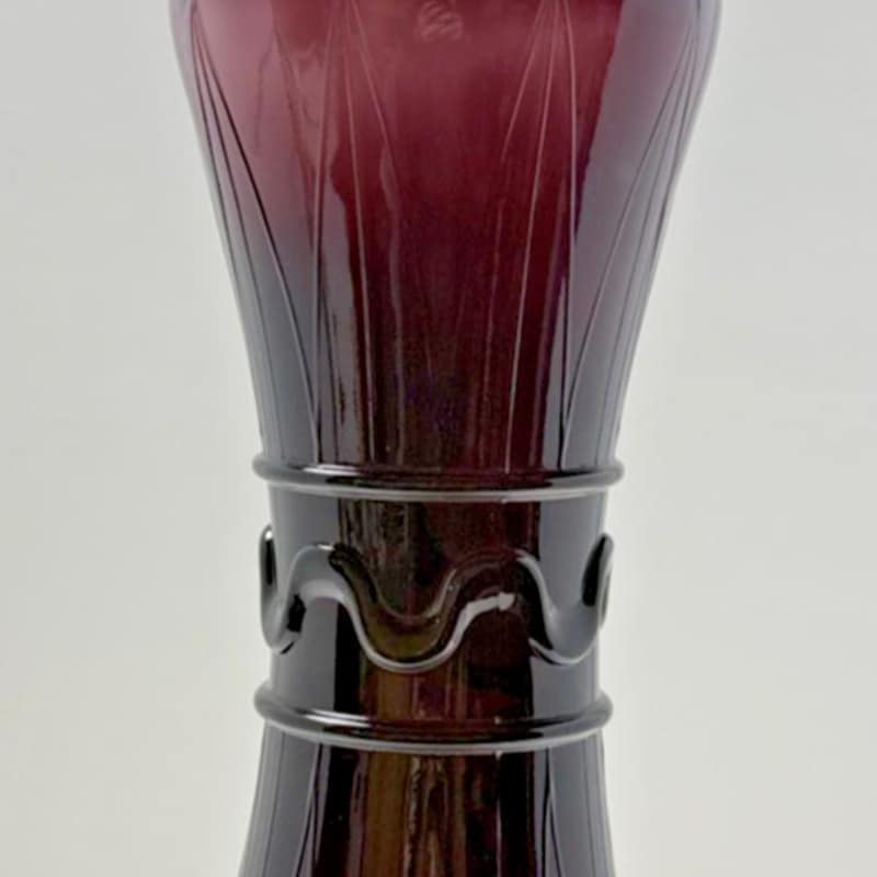 Italian Glass Decanter Purple - Etsy