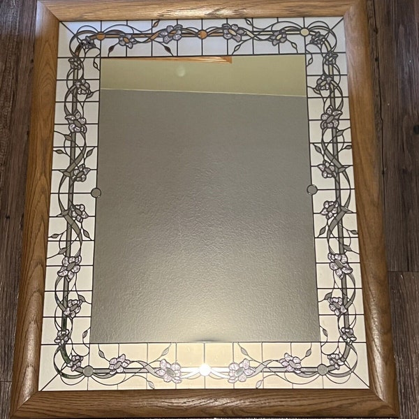 Mirror Wood Stained Glass - Etsy