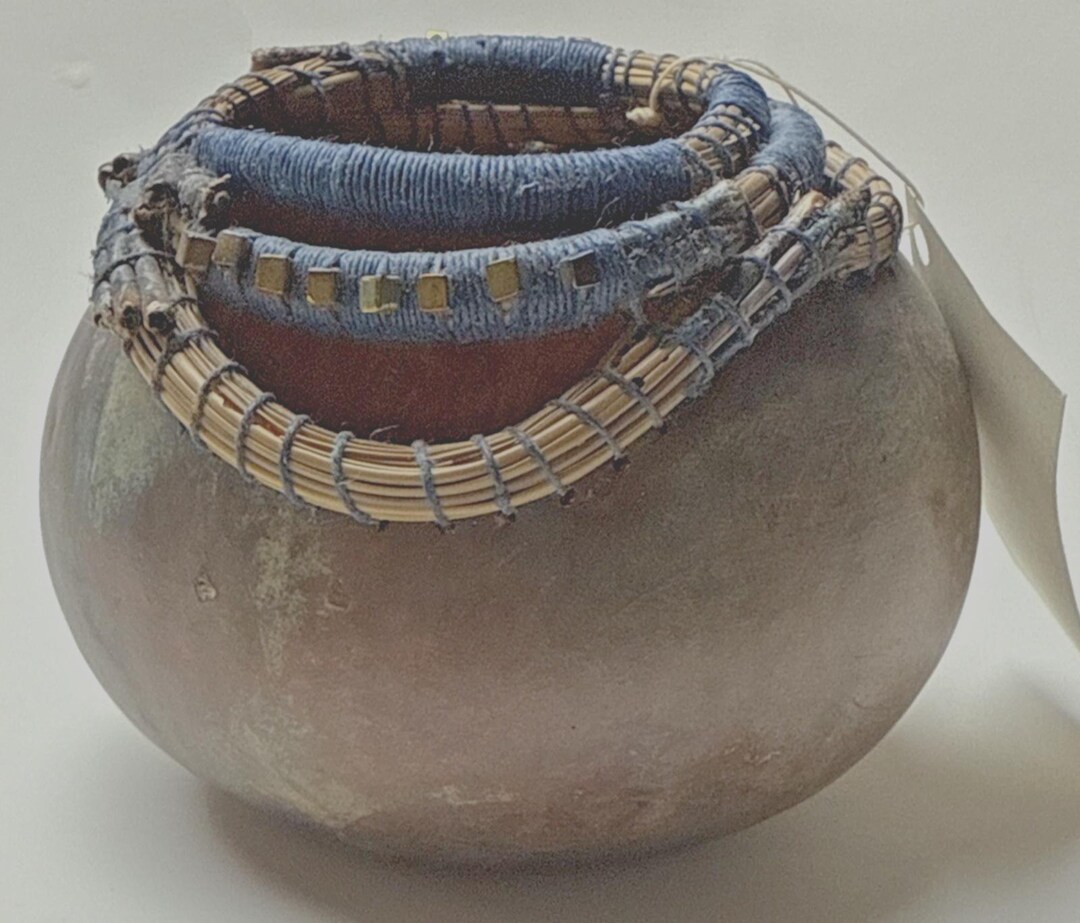 Vintage Phyl Campbell Handmade Gourd Basket Beadwork Signed - Etsy