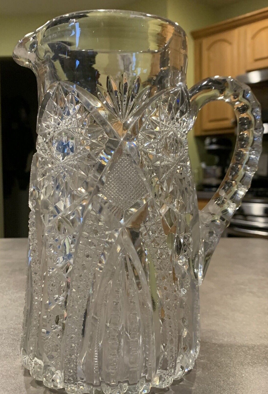 EAPG Ohio Flint Glass Pitcher Kenneth Aka Venetian - Etsy