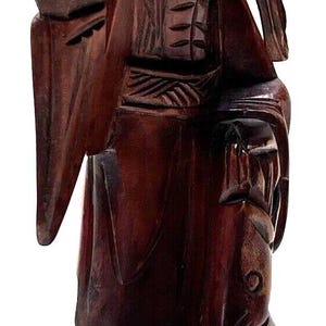 Vintage Chinese Asian Hand Carved Wood Fisherman Koi Fish As-is - Etsy