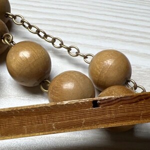 Vintage Rachel Rust Catholic Religious Rosary Wall Decor Wood Bead ...