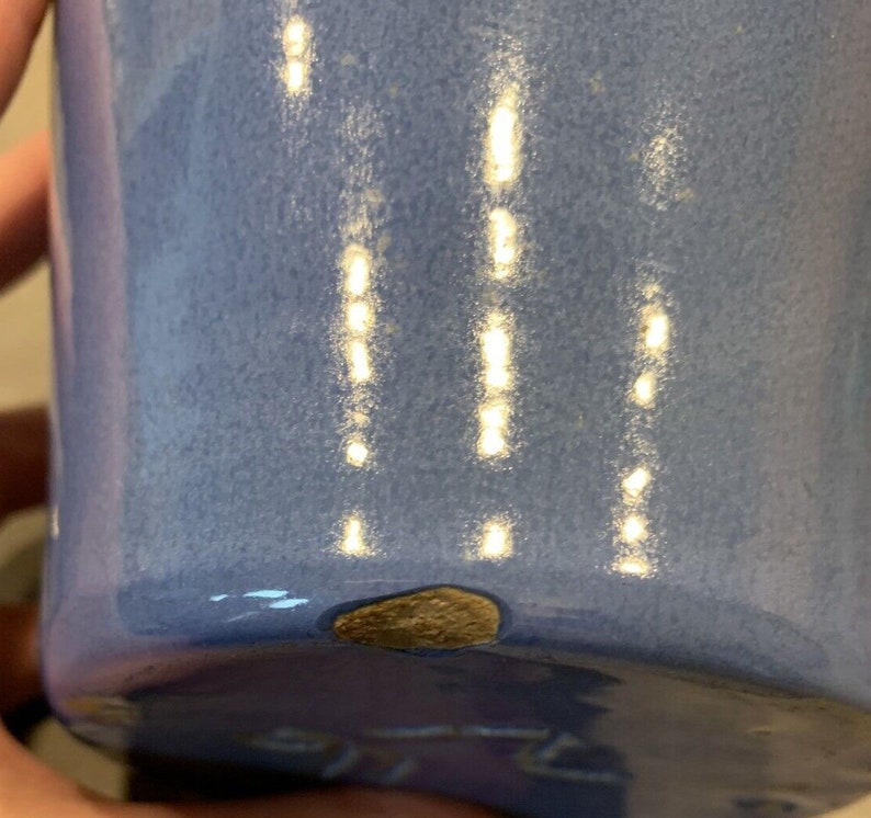Old Cornelison Bybee Pottery KY Blue Glazed Pot Vase Marked 28 READ - Etsy