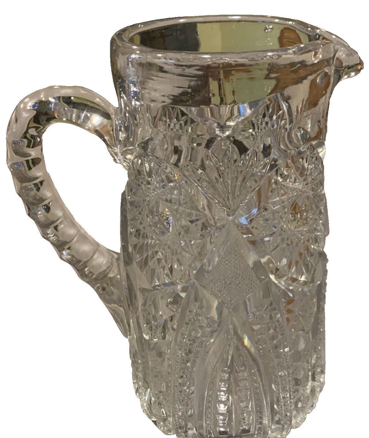 EAPG Ohio Flint Glass Pitcher Kenneth Aka Venetian - Etsy