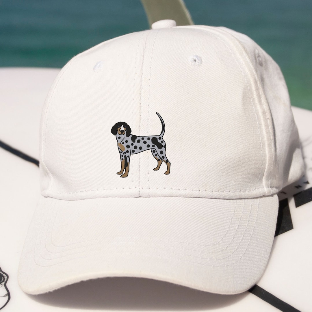 Bluetick Coonhound Hat, Embroidered Dad Cap, Baseball Cap for Dog ...