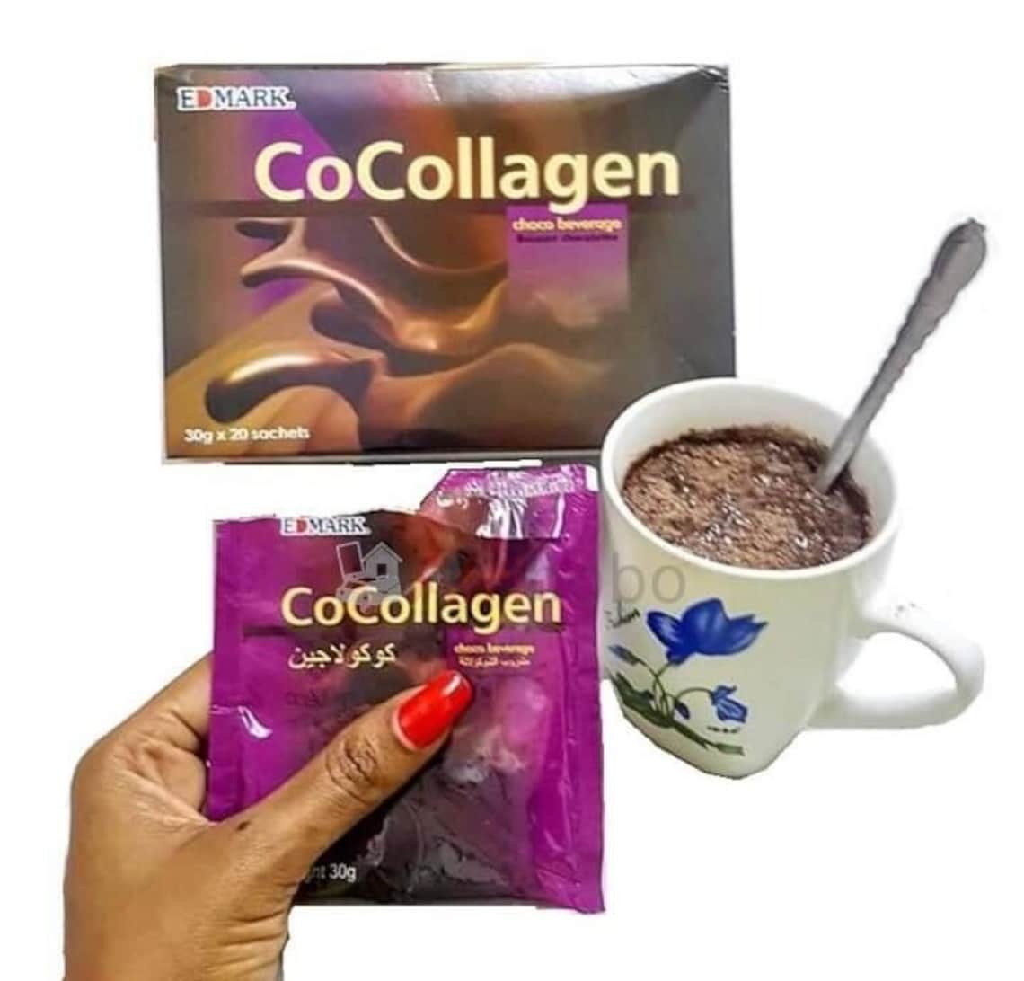 Edmark Cocollagen Chocolate Flavored High Grade Marine Collagen 20's X ...