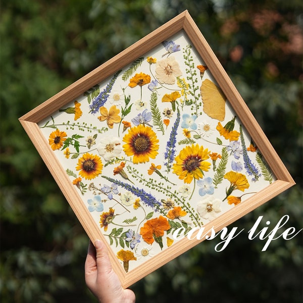 Dry Flowers in Frame - Etsy