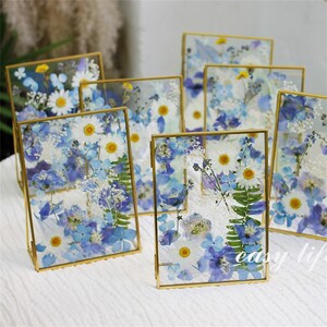 Pressed Flowers Frame,wall Hanging Dried Flower Frame,botanical Art ...