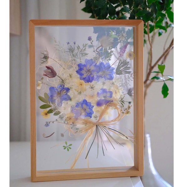 Framed Dried Flowers - Etsy