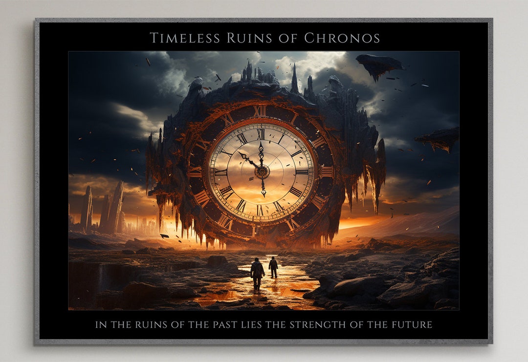 Poster timeless Ruins of Chronos Digital Download Kunstdruck, Digital ...