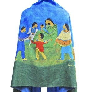 Indigenous Shawl | Family Circle Design | Canadian Native Artist ...