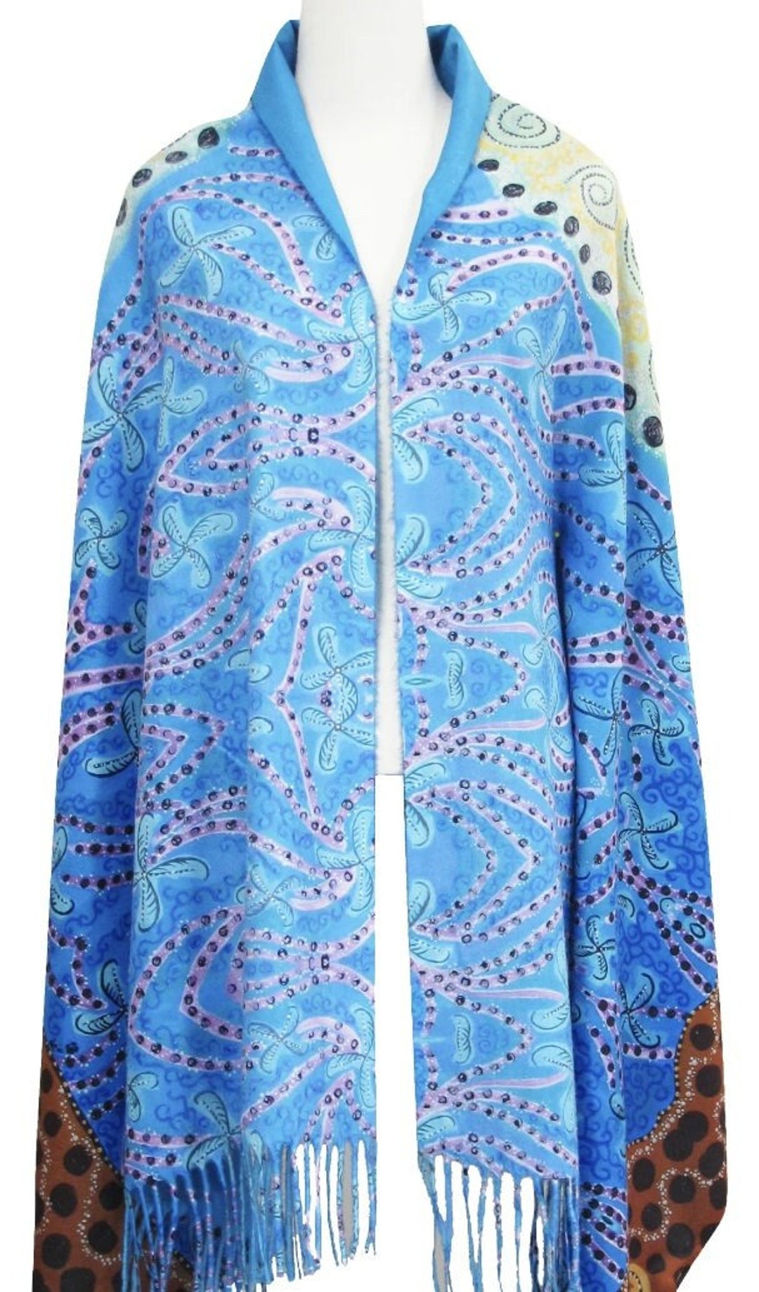 Indigenous Dancing Women Shawl | Canadian Native Artist | First Nations ...