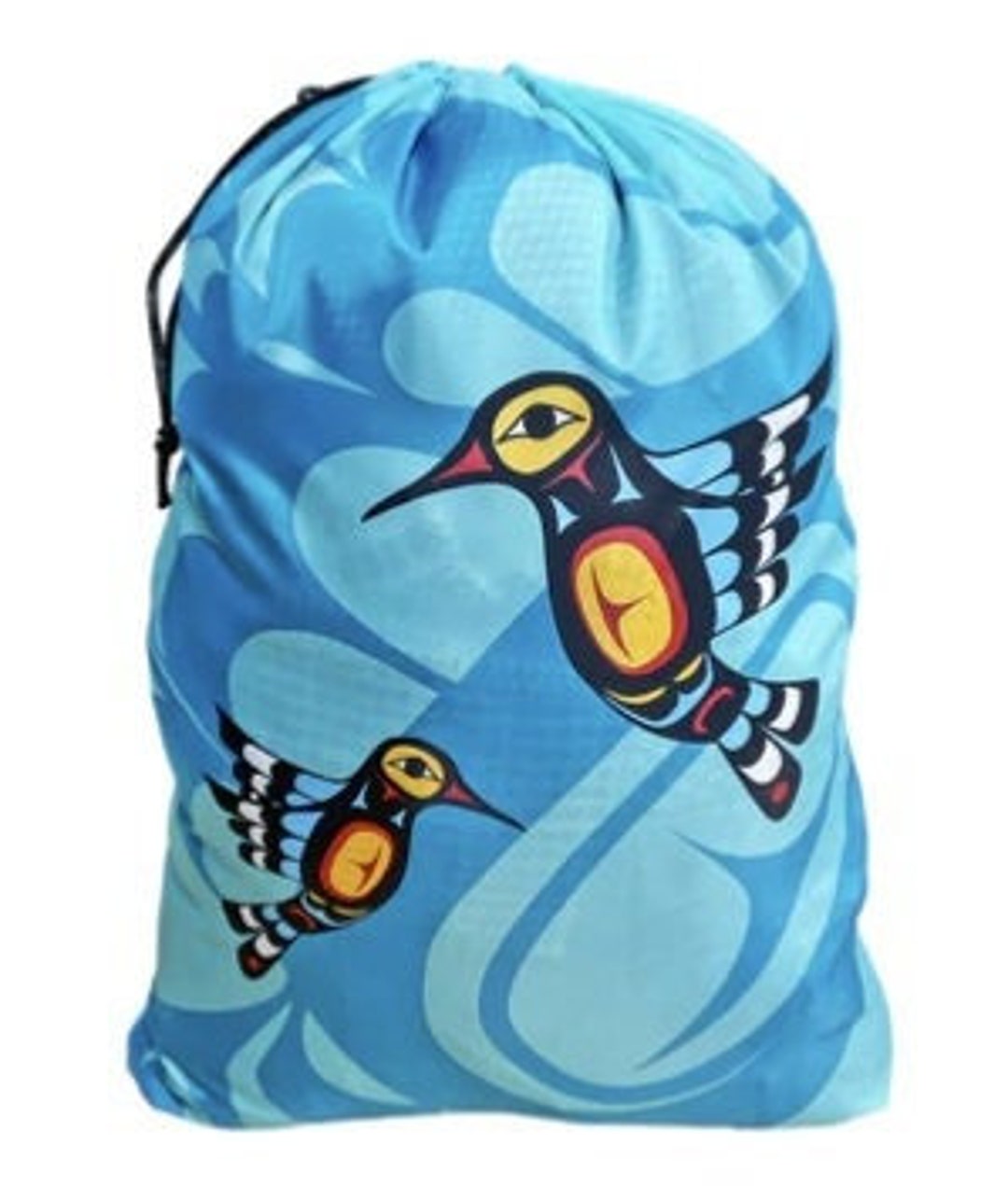 Laundry Bag | Indigenous Hummingbirds Design | Canadian Native Artist ...