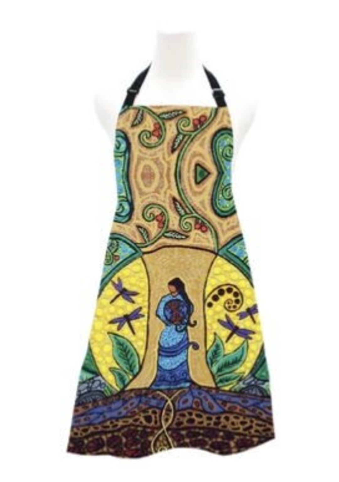Apron | Indigenous Strong Earth Woman | Canadian Native Artist | First ...