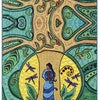 Indigenous Owned Strong Earth Woman Art Eco Shawl First Nations Artist ...