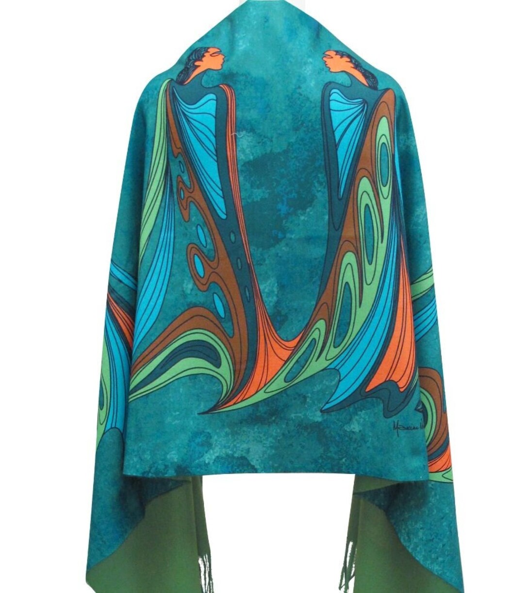 Shawl Indigenous Friends Design Canadian Native Artist First Nations ...