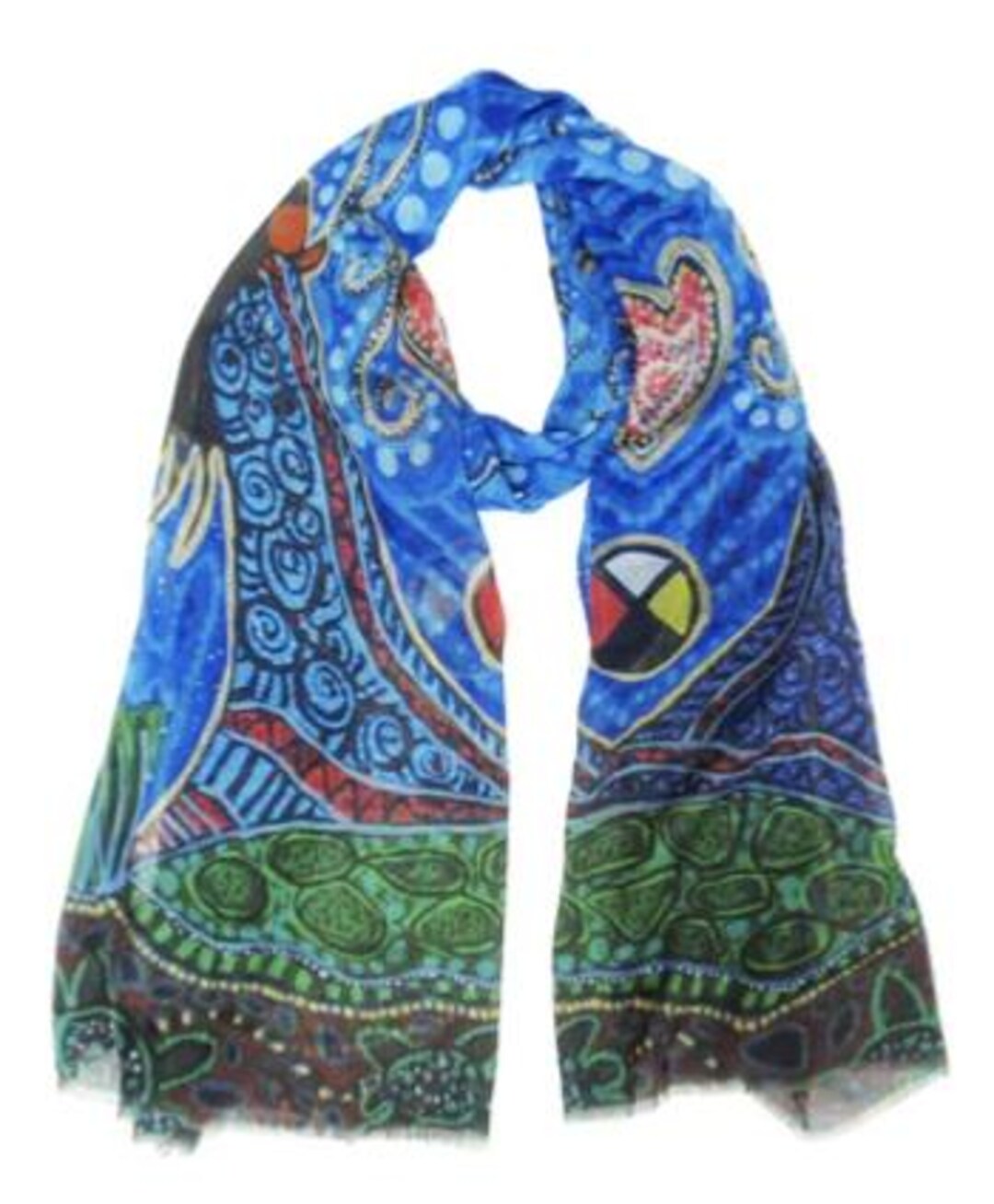 Scarf | Indigenous Art | Breath of Life | First Nations Artist | Native ...