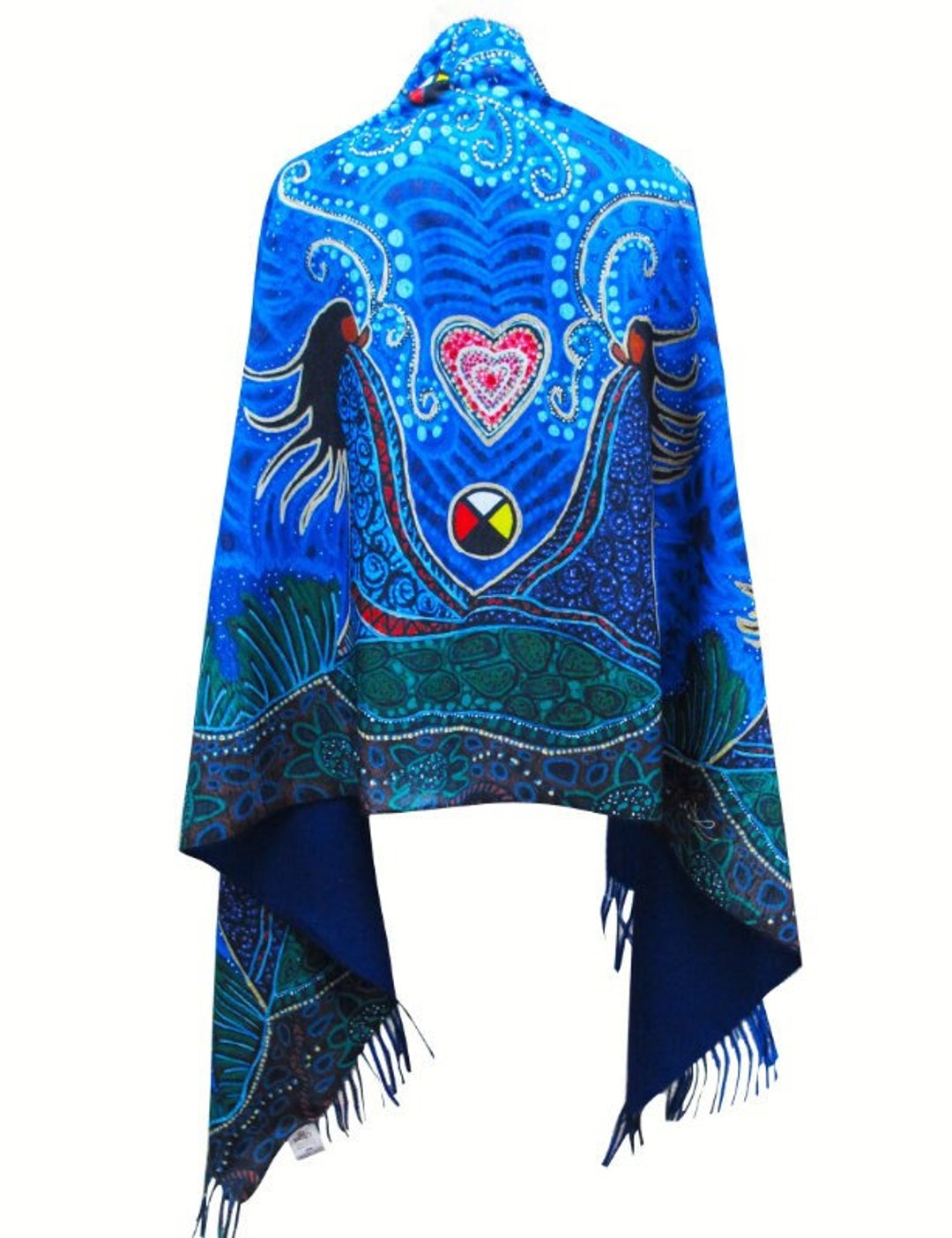 Indigenous Shawl | Breath of Life Design | Canadian Native Artist ...