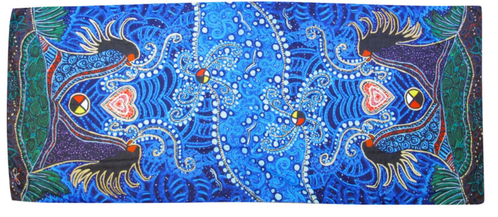 Indigenous Scarf Breath of Life Design First Nations - Etsy