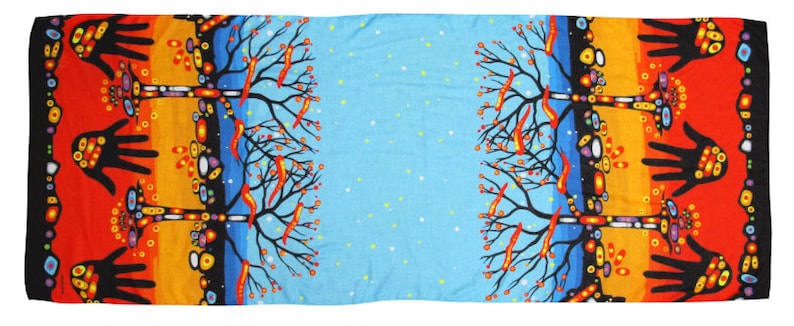 Indigenous Every Child Matters Eco Scarf | First Nations Art | Stylish ...