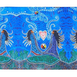 Indigenous Shawl | Breath of Life Design | Canadian Native Artist ...