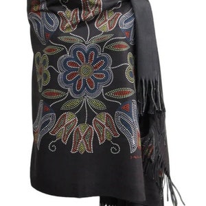 Shawl | Indigenous Silver Threads Art | Indigenous Owned | First ...