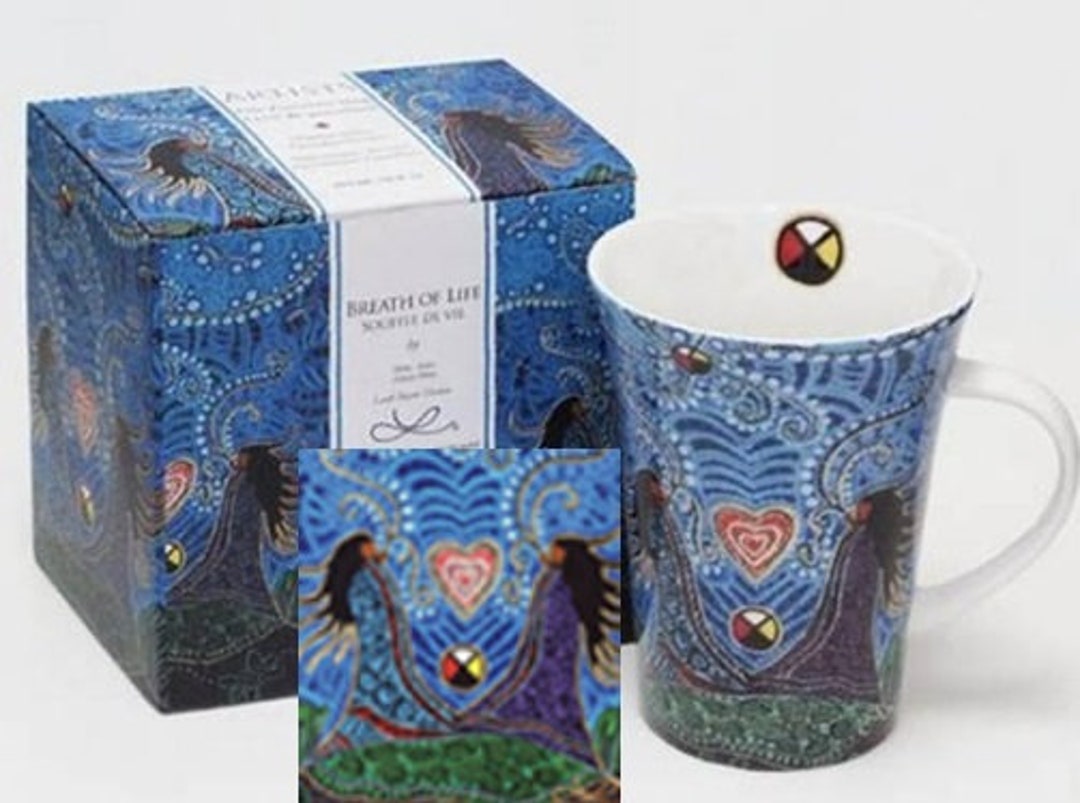 Indigenous Breath of Life Coffee Mug/tea Cup & Coasters Gift Set ...