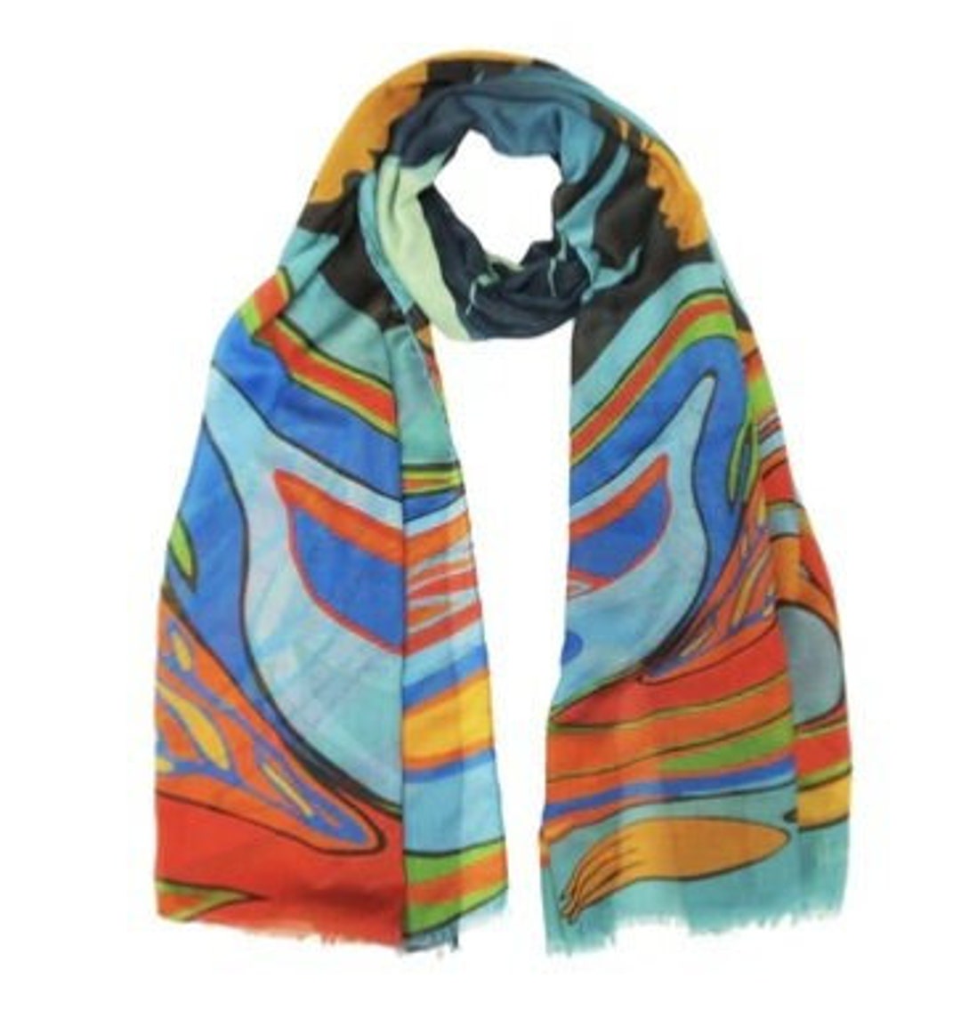 Eco Scarf | Indigenous Art | Mother Earth | First Nations Artist ...