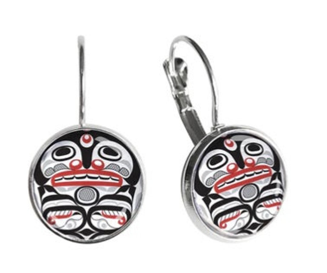 Earrings | Indigenous Killer Whale Design | Canadian Native Artist ...
