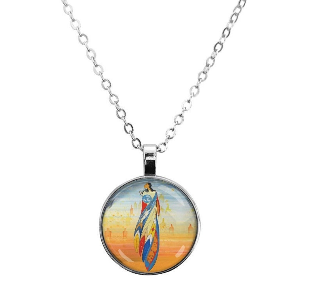 Necklace Gift Indigenous Native Strong Earth Woman Design Canadian ...