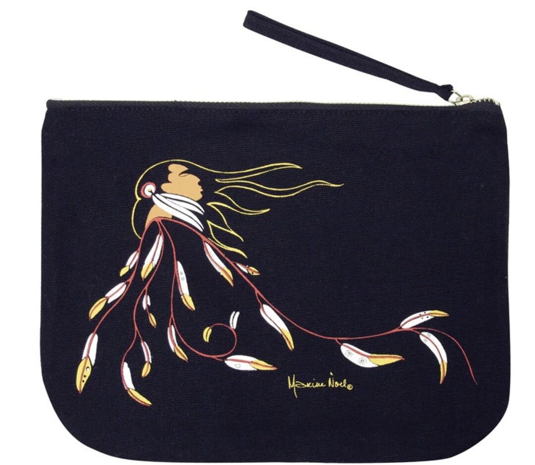 Eco Pouch | Indigenous Eagle's Gift Design | Canadian Native Artist ...