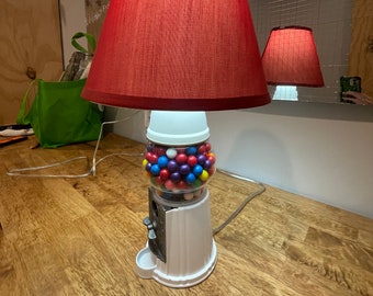 Retro Gumball Machine Lamp Mini Candy Dispenser Light LED - Etsy