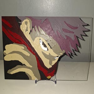 Yuji Painting From Jujutsu Kaisen / With Stand - Etsy