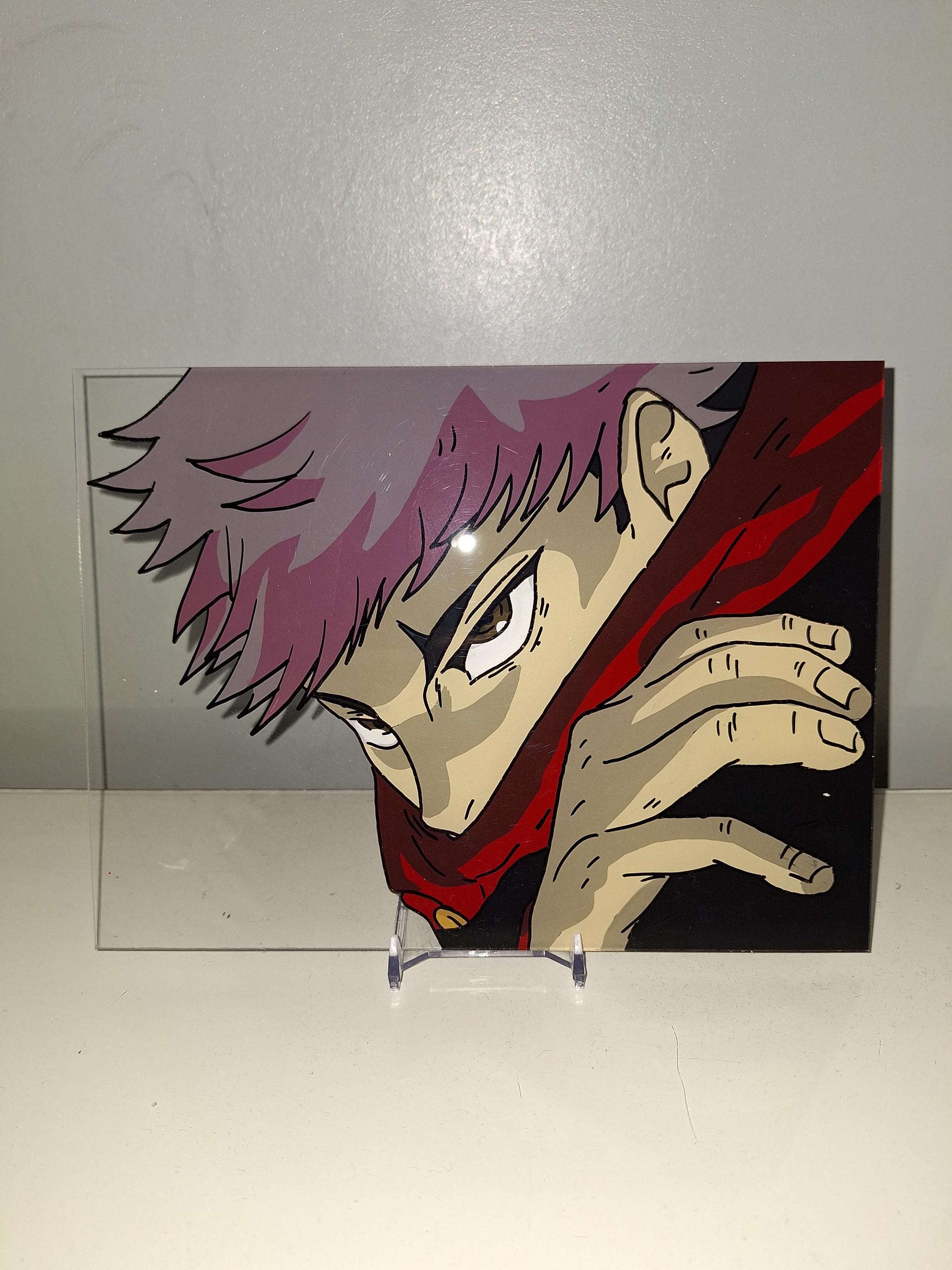 Yuji Painting From Jujutsu Kaisen / With Stand - Etsy