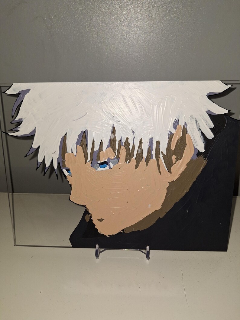 Gojo Painting From Jujutsu Kaisen / With Stand - Etsy