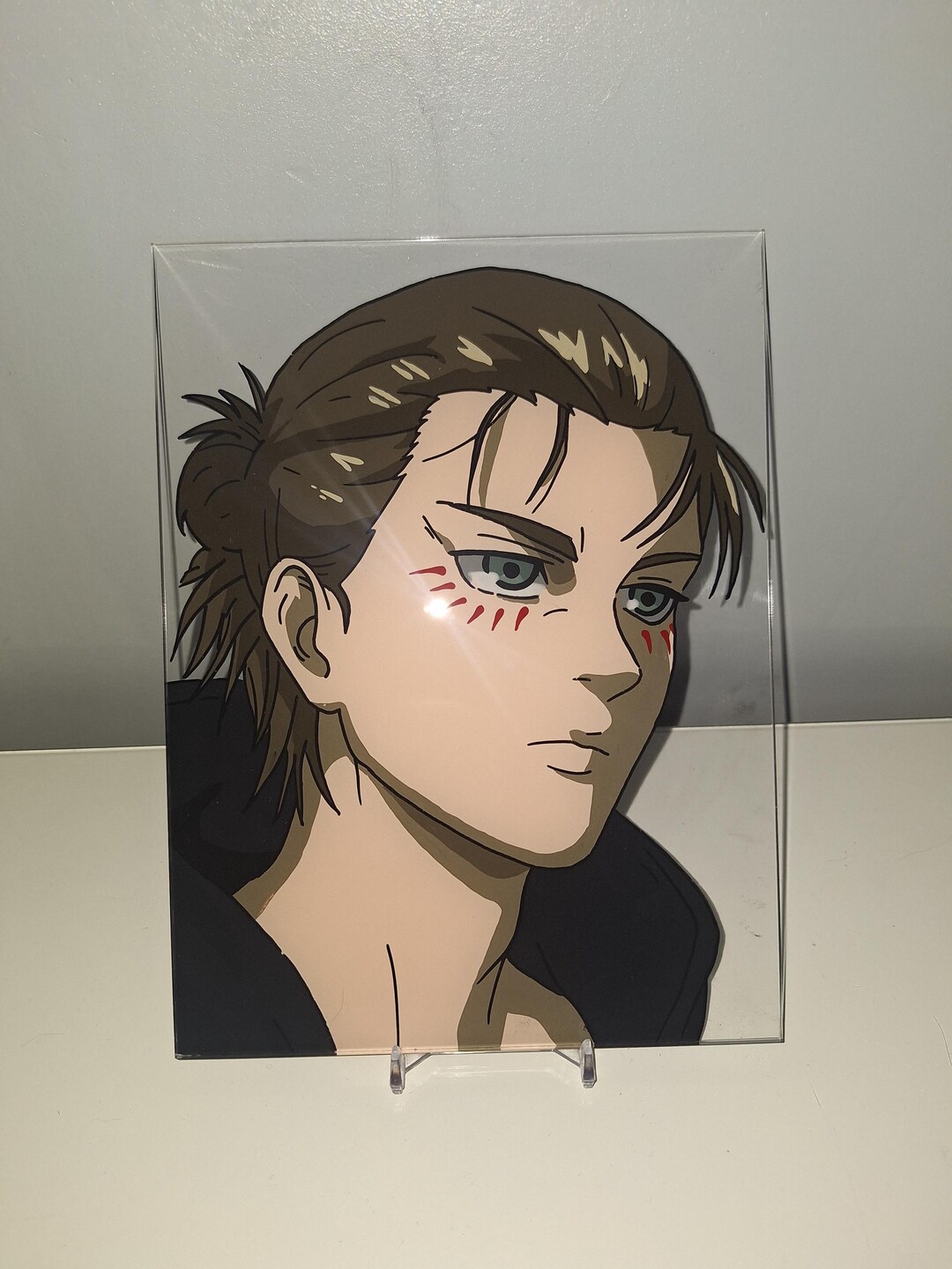 Eren Jaeger AOT Painting / With Stand - Etsy