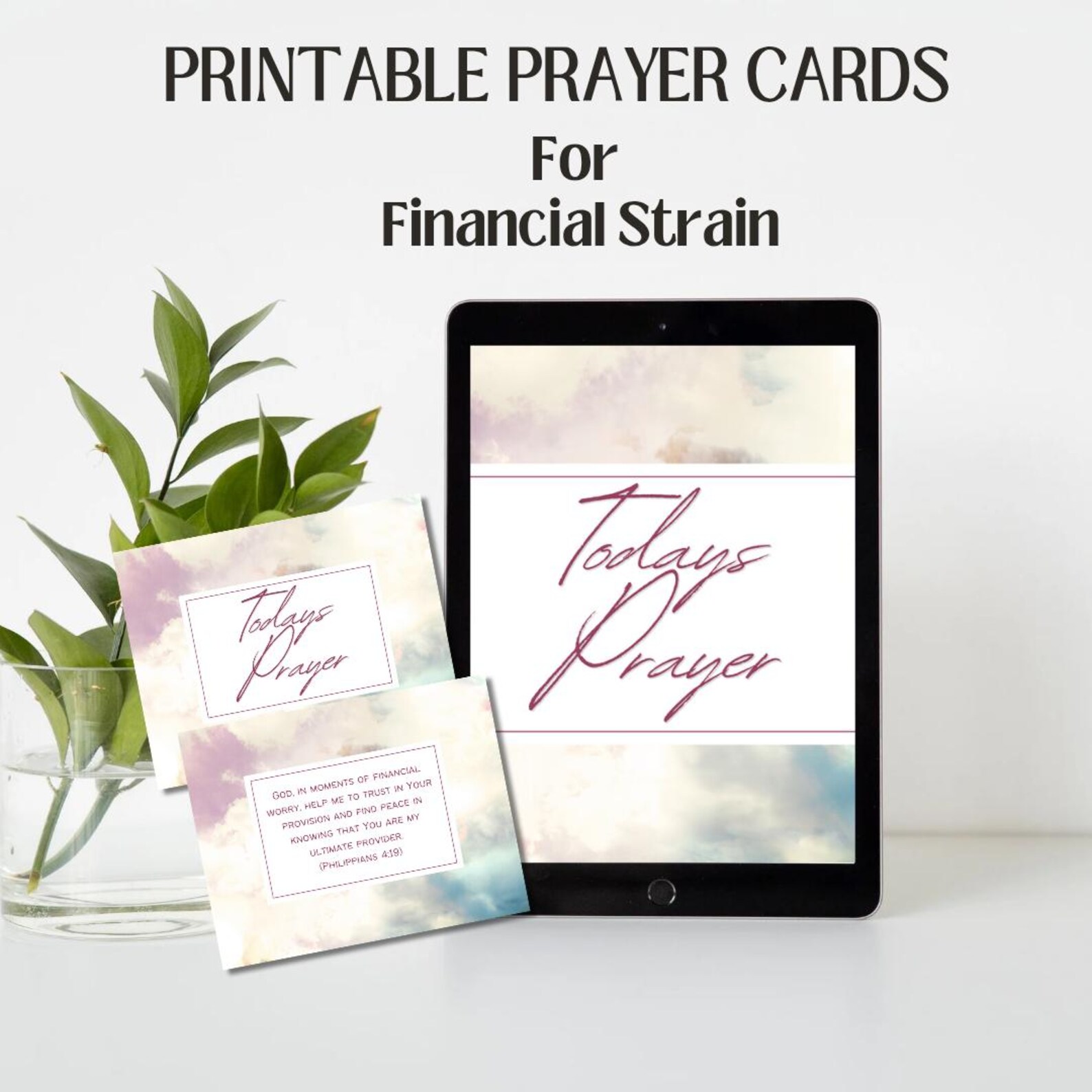 Prayer Cards Printable | Christian Prayer | Digital Downloads ...