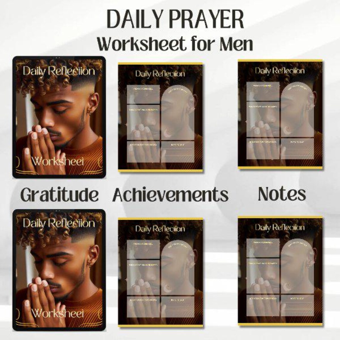 Daily Reflection Worksheet | Printable Self-reflection Journal | Mental ...