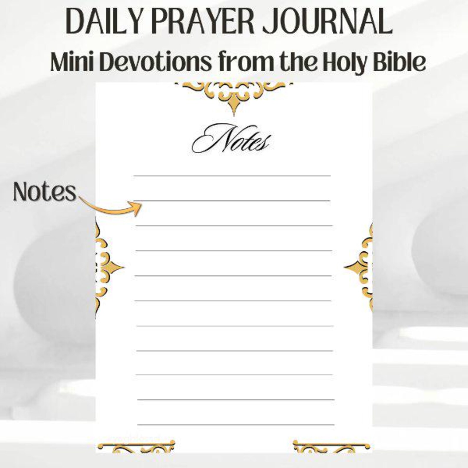 Printable Daily Prayer Journal | Christian Journal | Faith Planner ...