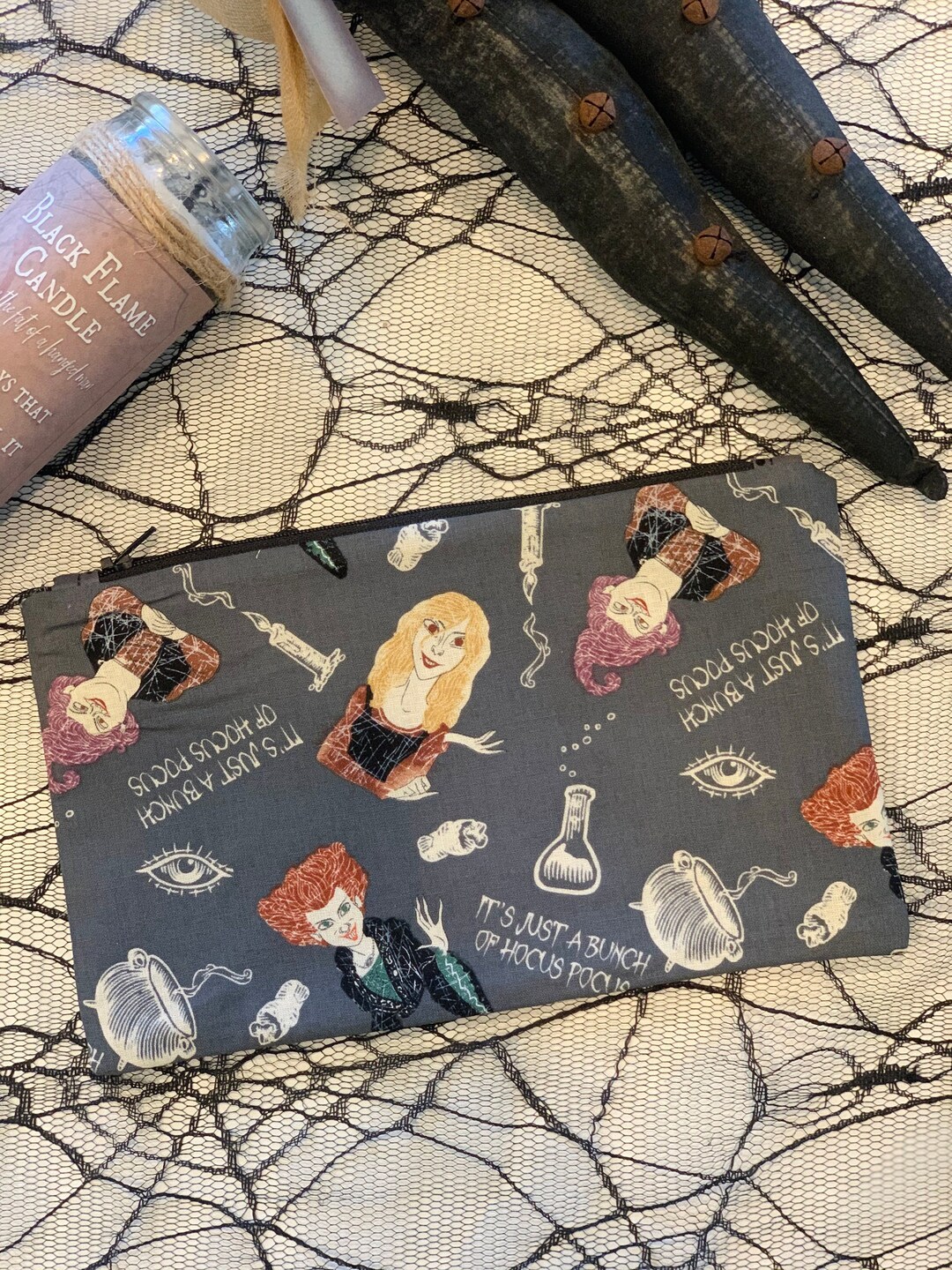 Disney Bag, Disney Clutch, Disney Travel Bag, Disney Makeup Bag, Hocus ...