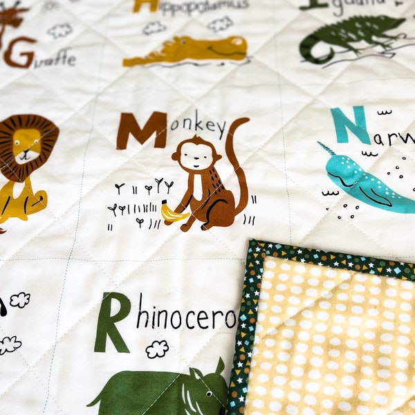 Modern Alphabet Quilt Pattern - Etsy