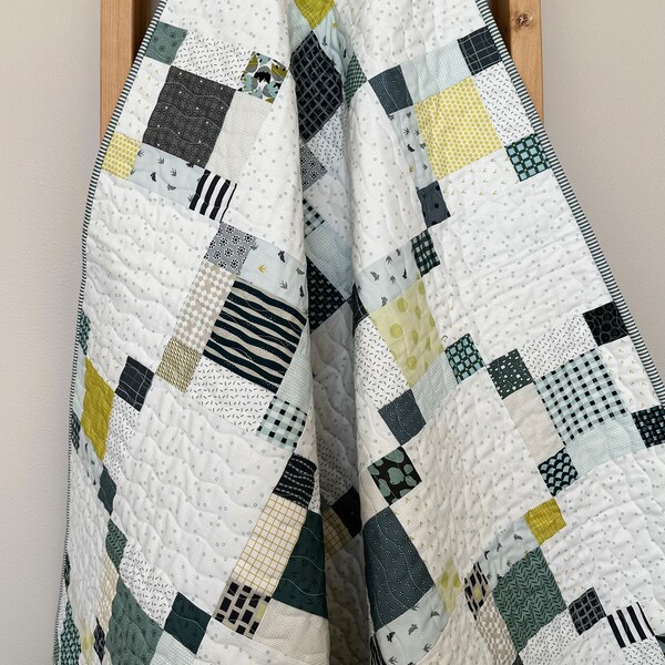 Modern Boy Quilt - Etsy