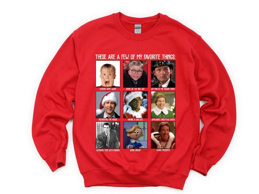 Christmas Movies Characters Shirt, Christmas T-shirt, Vintage Movie ...