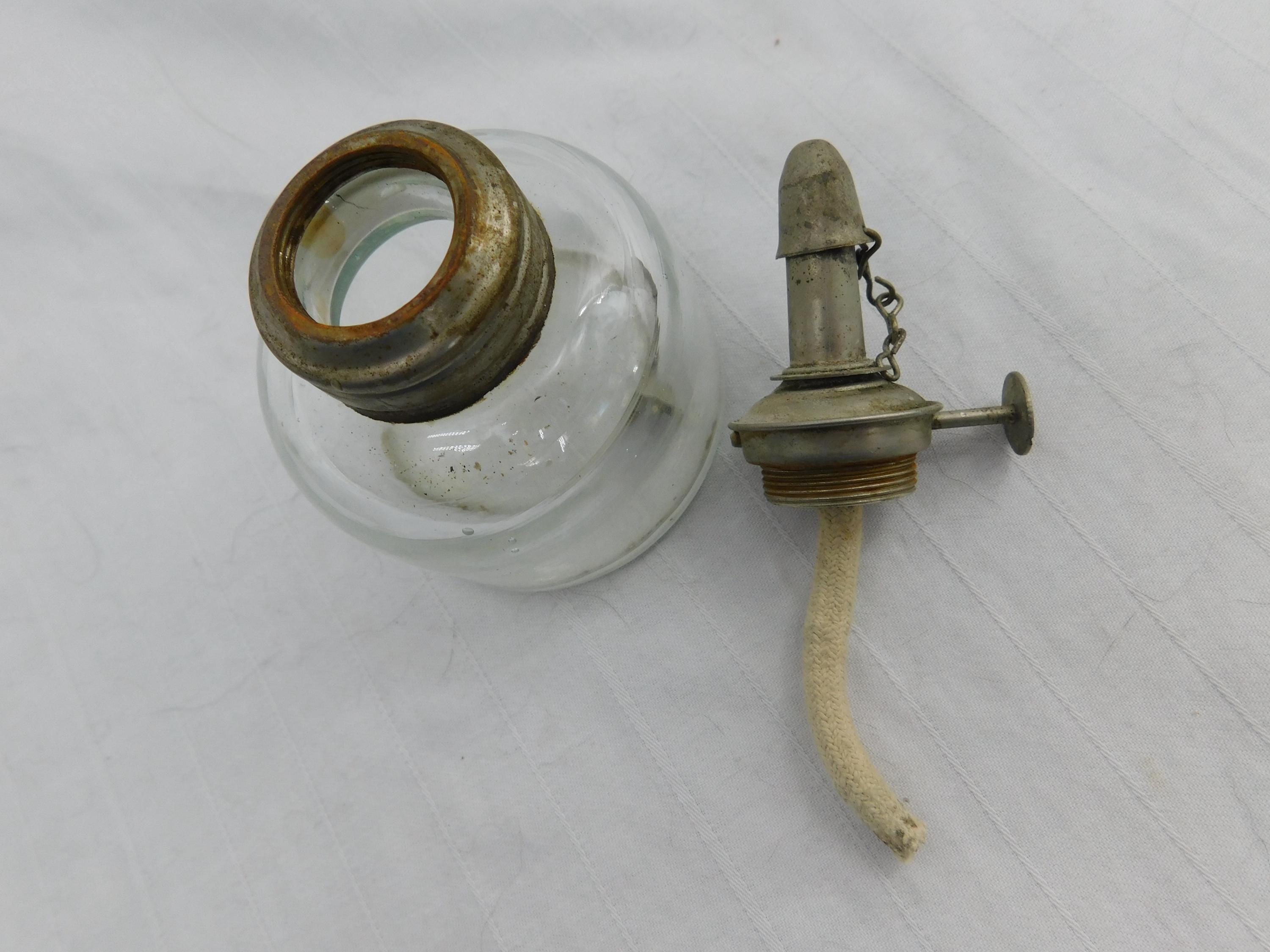 Antique Arrow Oil Lamp Glass Table Light - Etsy