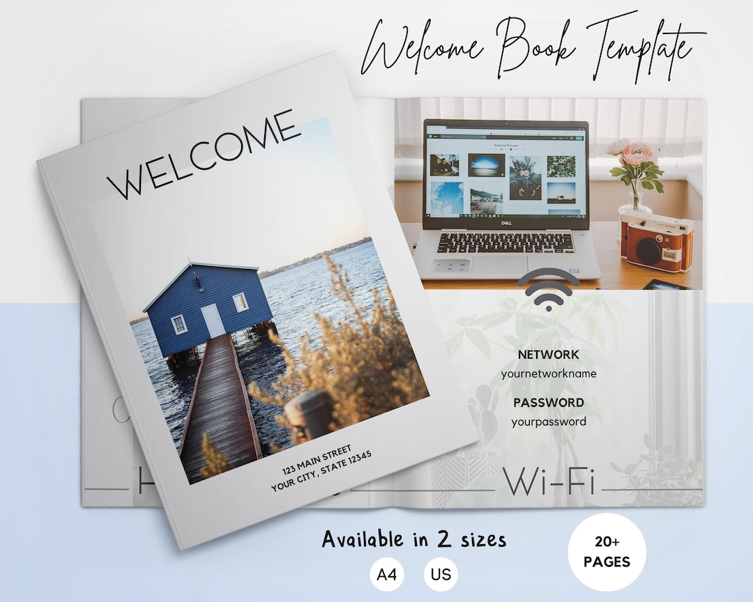 Airbnb Welcome Book Template, Airbnb Guest Book, Vacation Rental ...