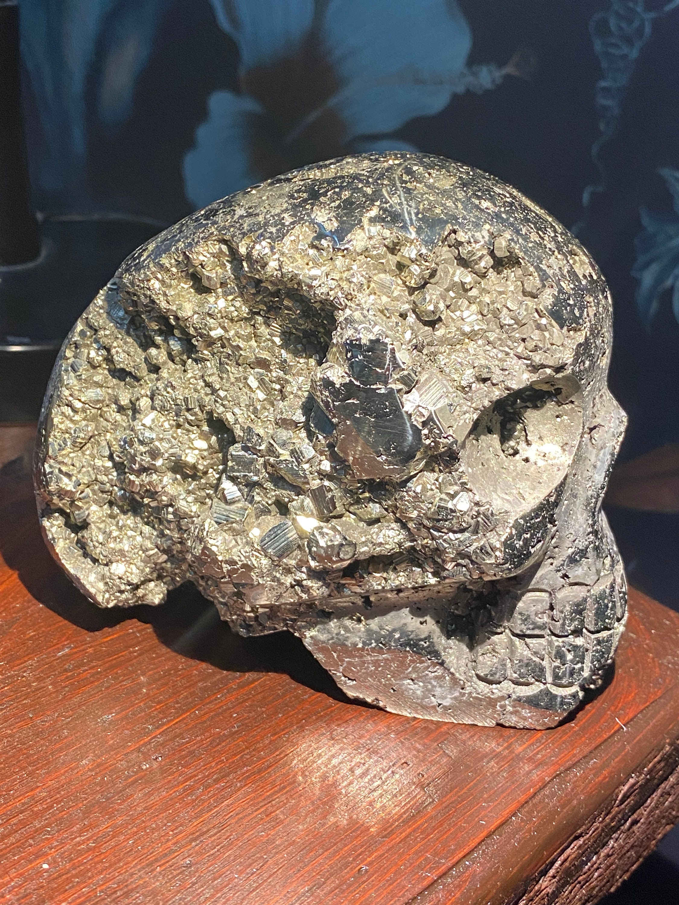 Peruvian Pyrite Skull - Etsy