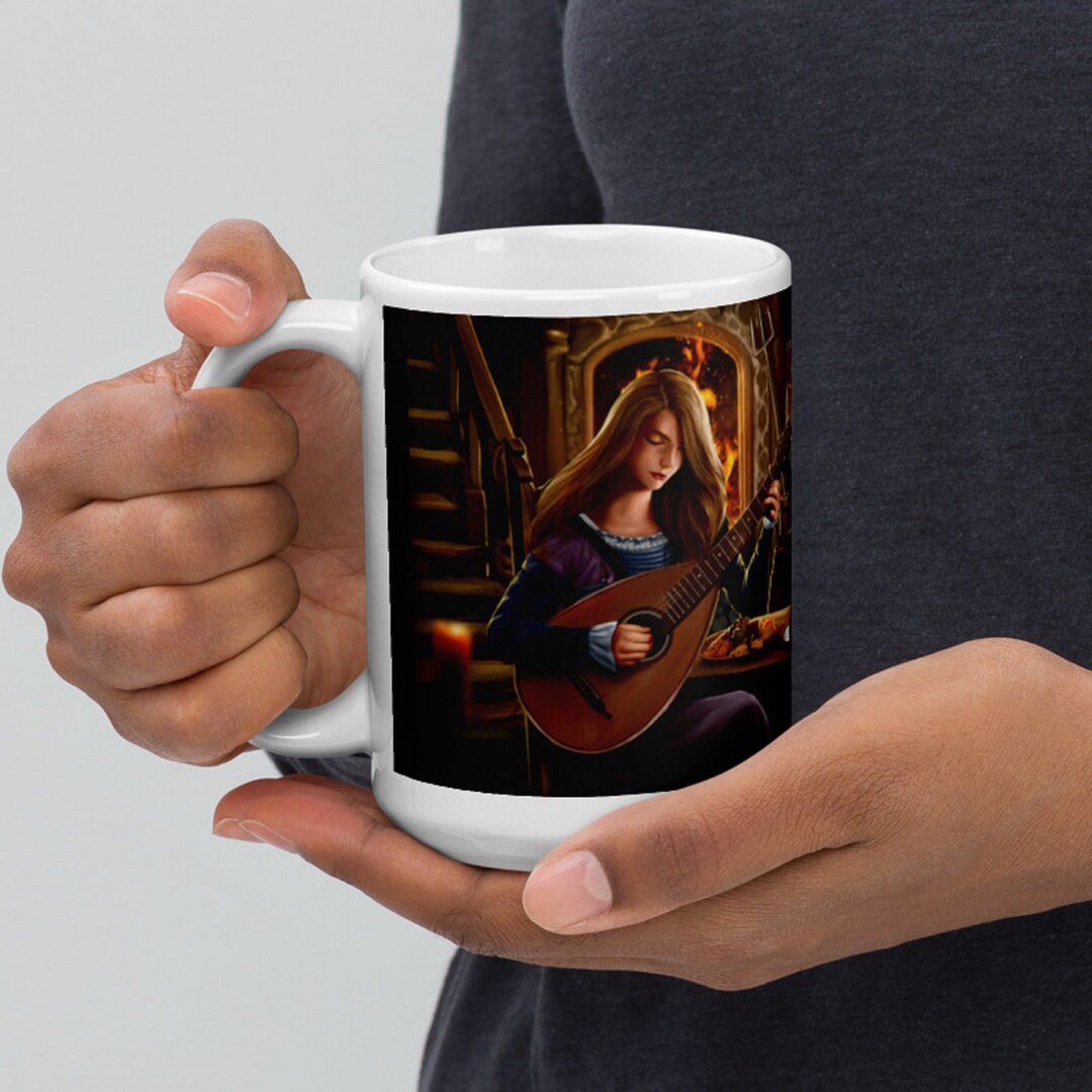 Beautiful Coffee Mug - Medieval Tavern - Etsy