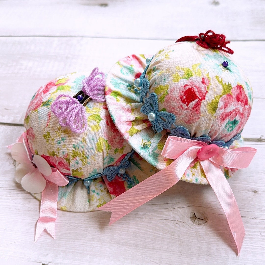 Pincushion Handmade, Round Pincushion, Pin Accessory, Pin Keeper ...