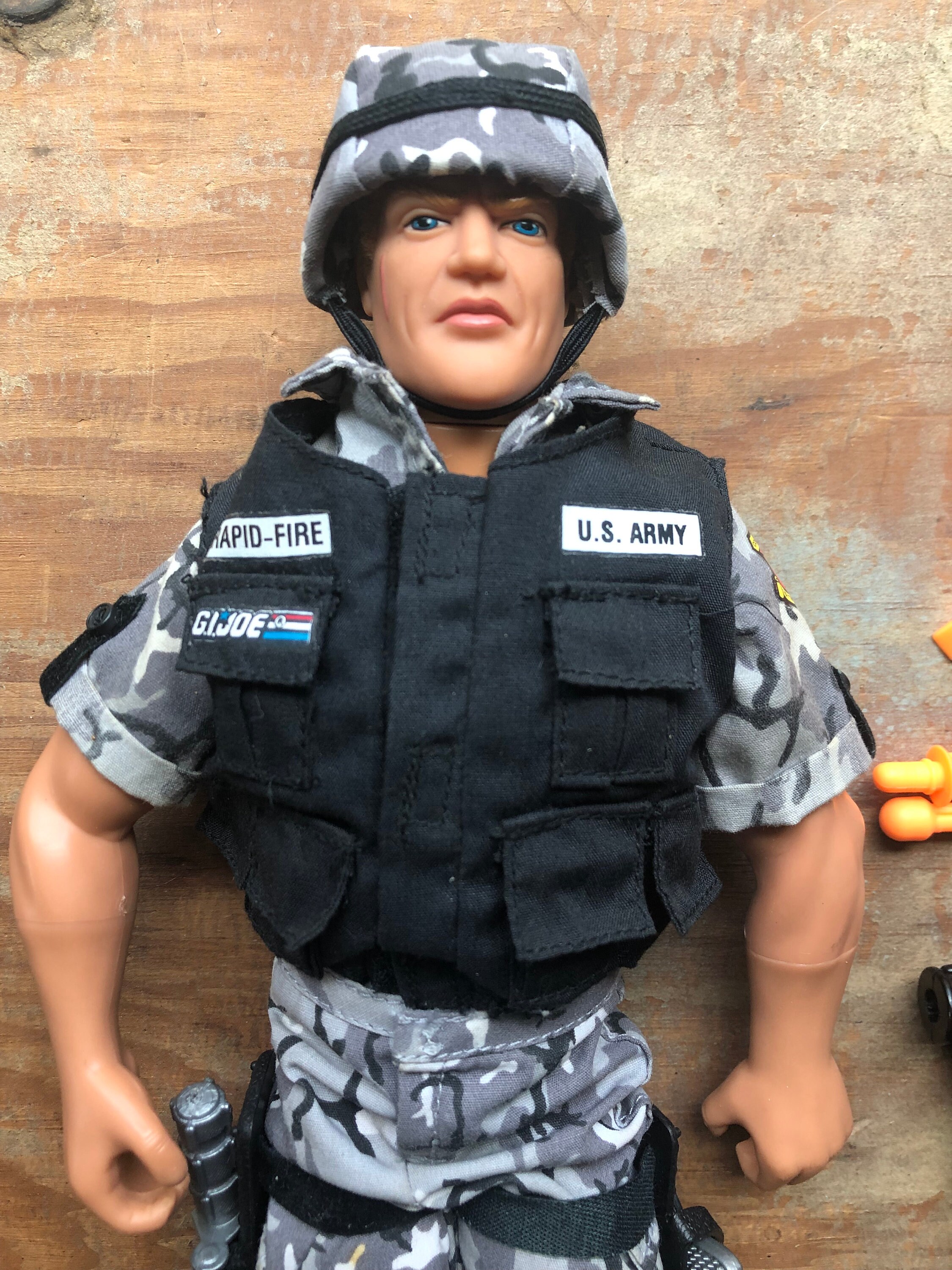Vintage GI JOE H.O.F. 12" Rapid-fire Action Figure W/collectable ...